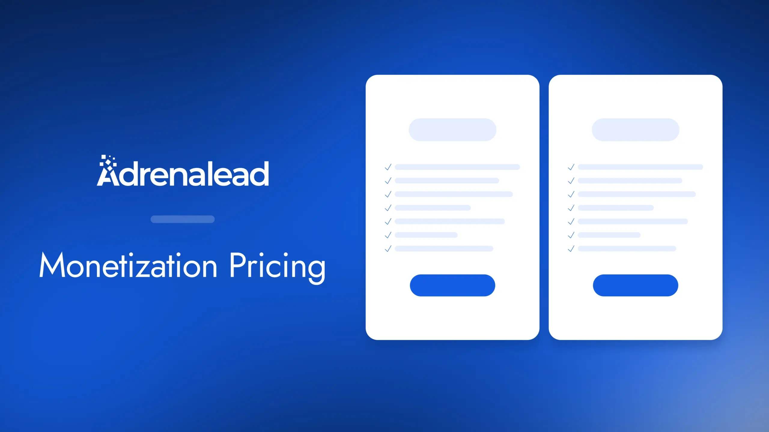 Audience Monetization Pricing – Adrenalead