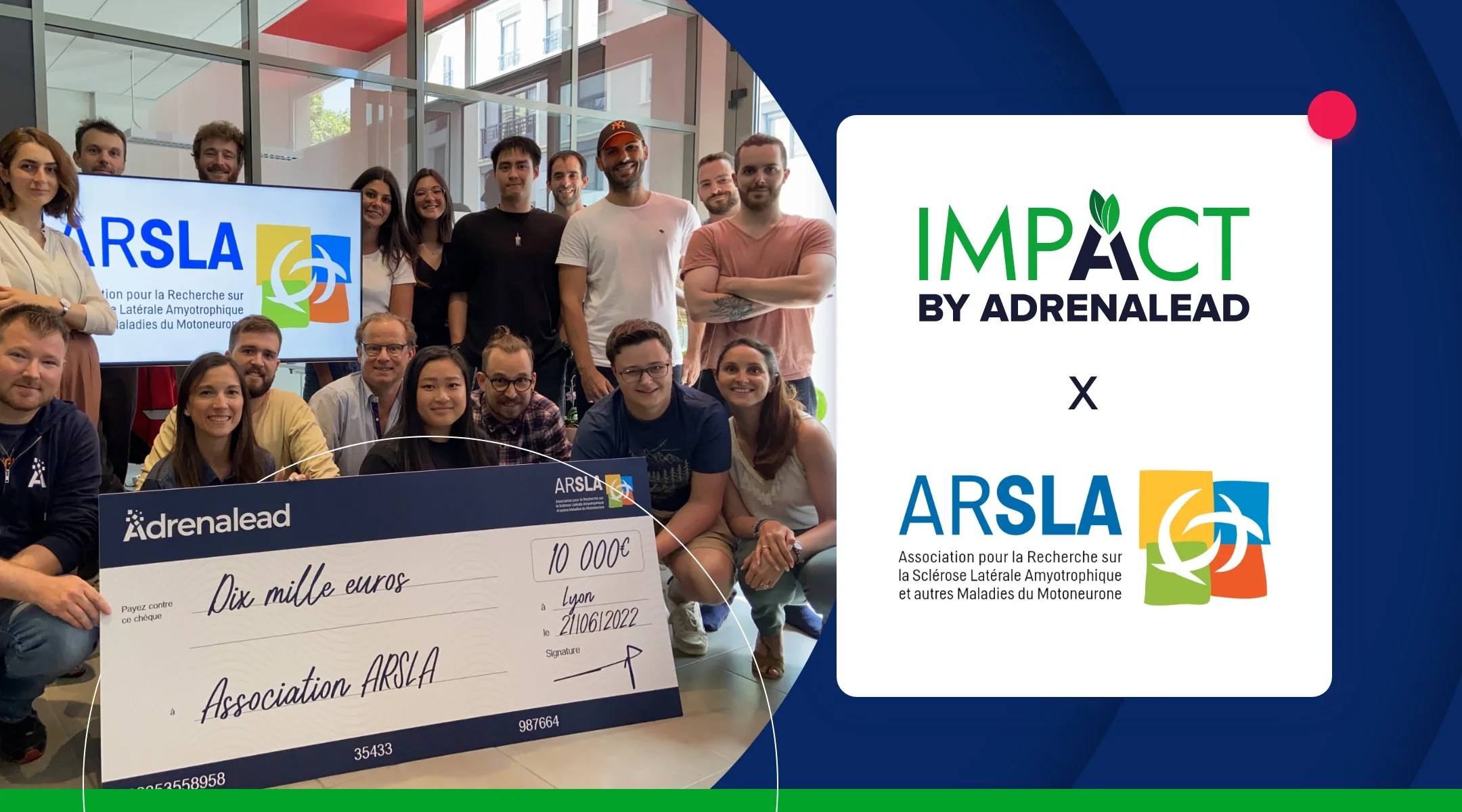 Actualités - Adrenalead soutient la lutte contre la SLA